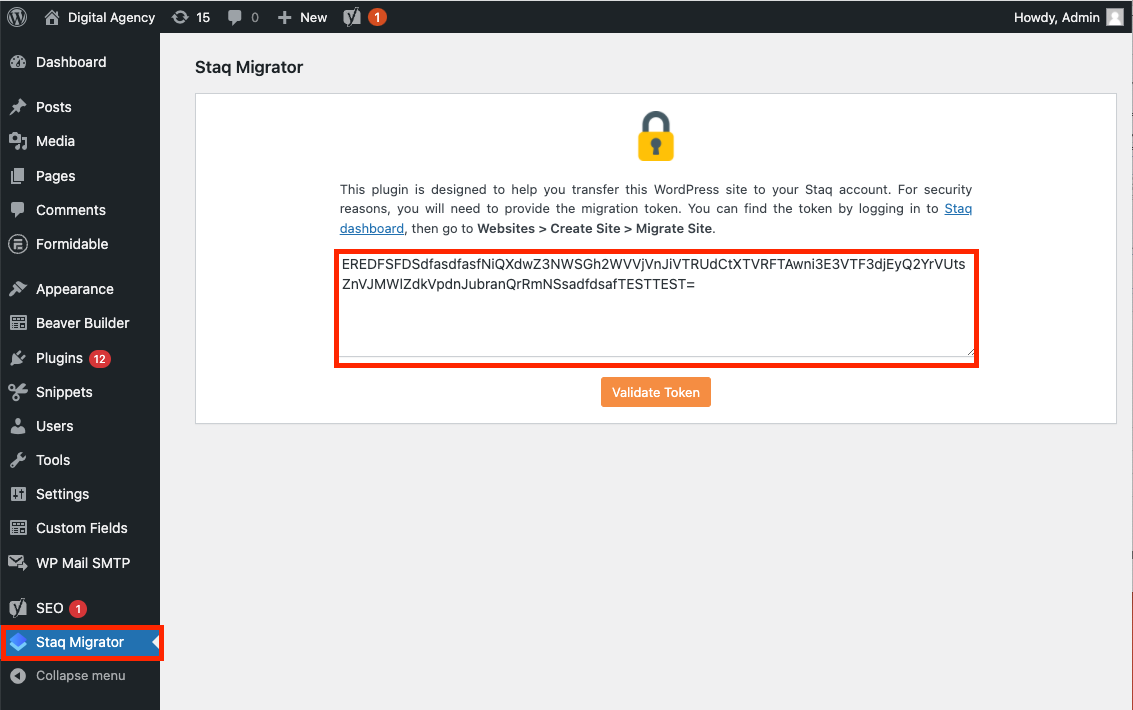 How to create a staging site - Staq Knowledge Base