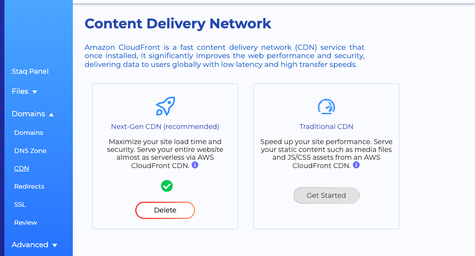 Enable Next-Gen CDN Instructions - Managed WordPress Hosting Platform