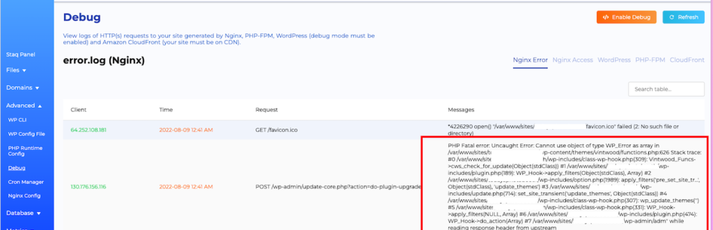 My Plugins Are Not Updating Inside Wordpress Managed Wordpress Hosting Platform 