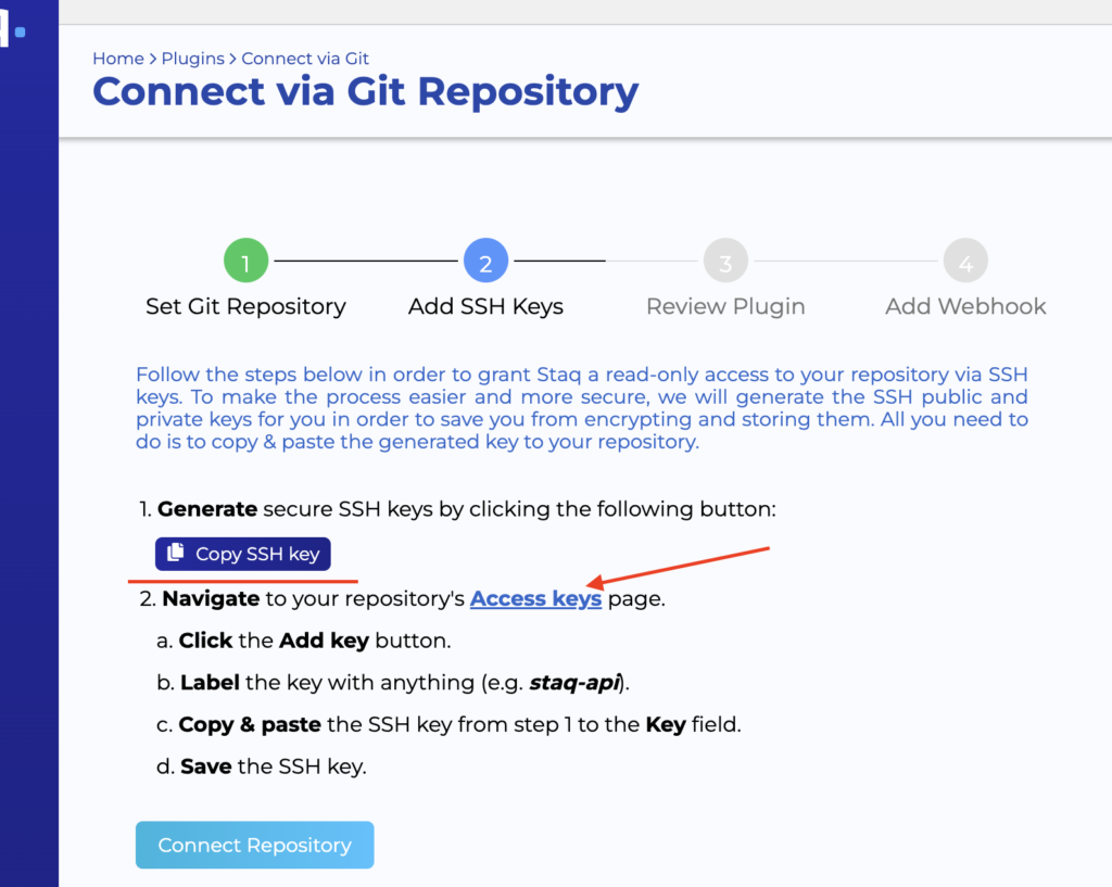 How to setup Bitbucket with Staq (plugin/theme only) - Managed WordPress Hosting Platform