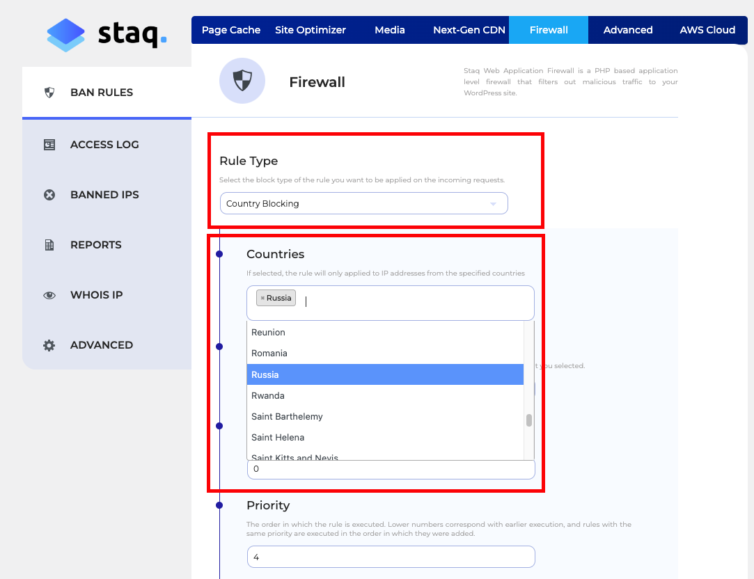 How to block a country's IP range - Staq Knowledge Base