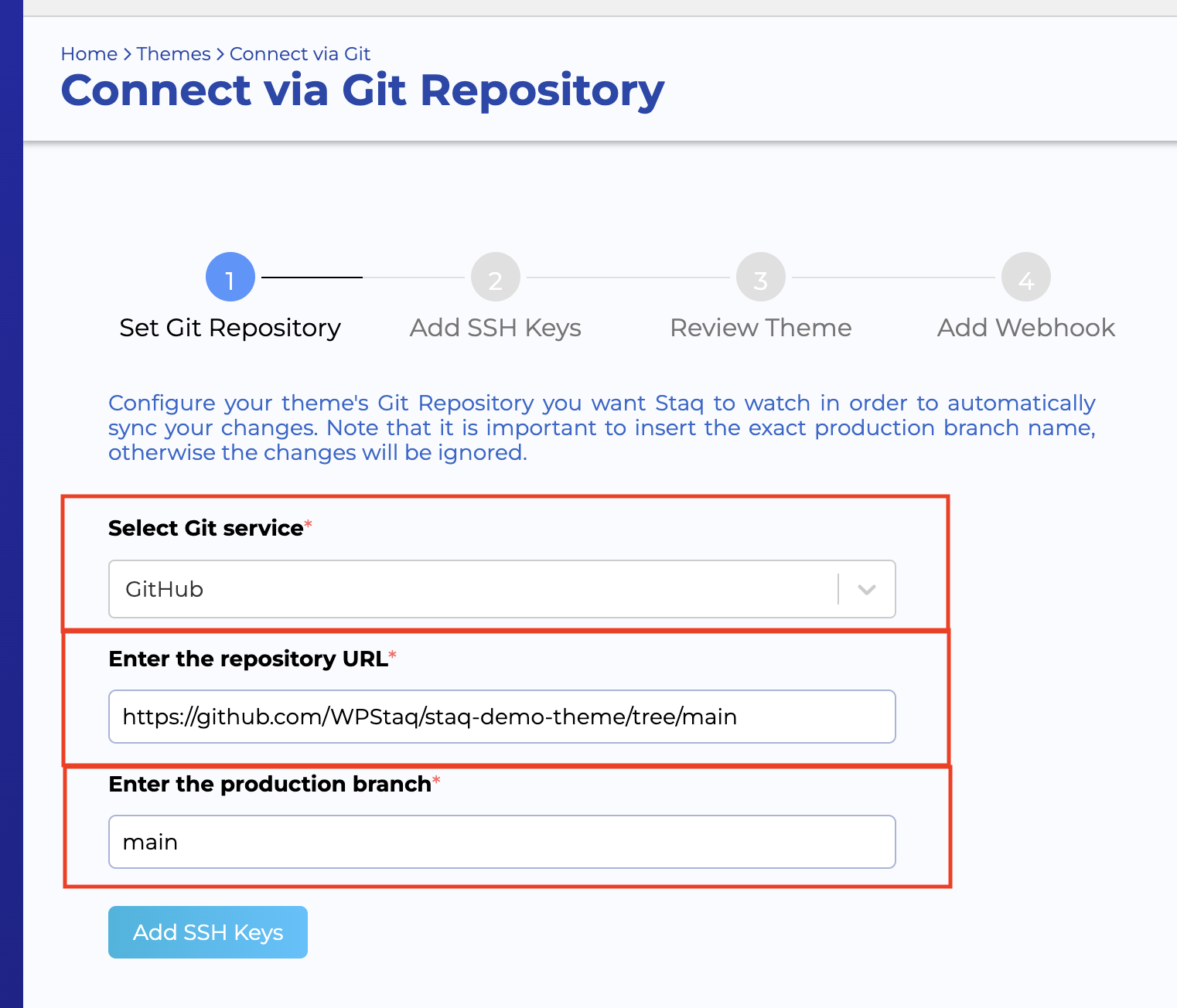 How to setup Github with Staq - Staq Knowledge Base