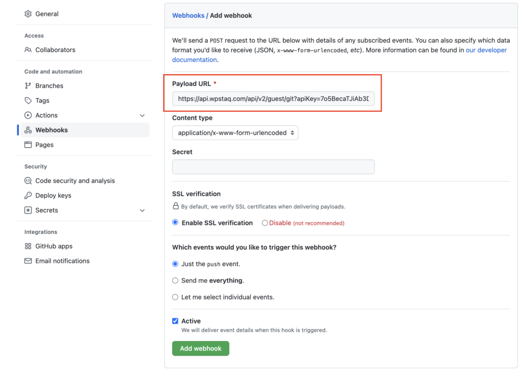 How To Setup Github With Staq Plugintheme Only Managed Wordpress 9697
