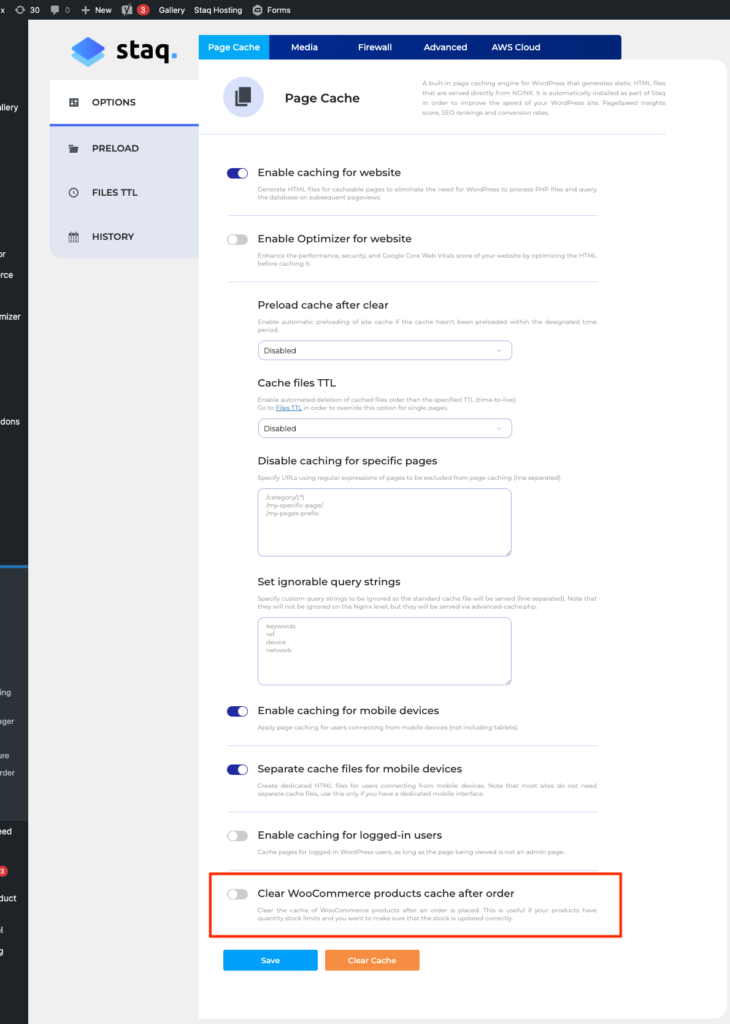 Automatically clear WooCommerce product cache upon sale - Managed WordPress Hosting Platform