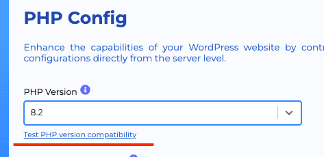 How to downgrade or upgrade to PHP version - Managed WordPress Hosting Platform