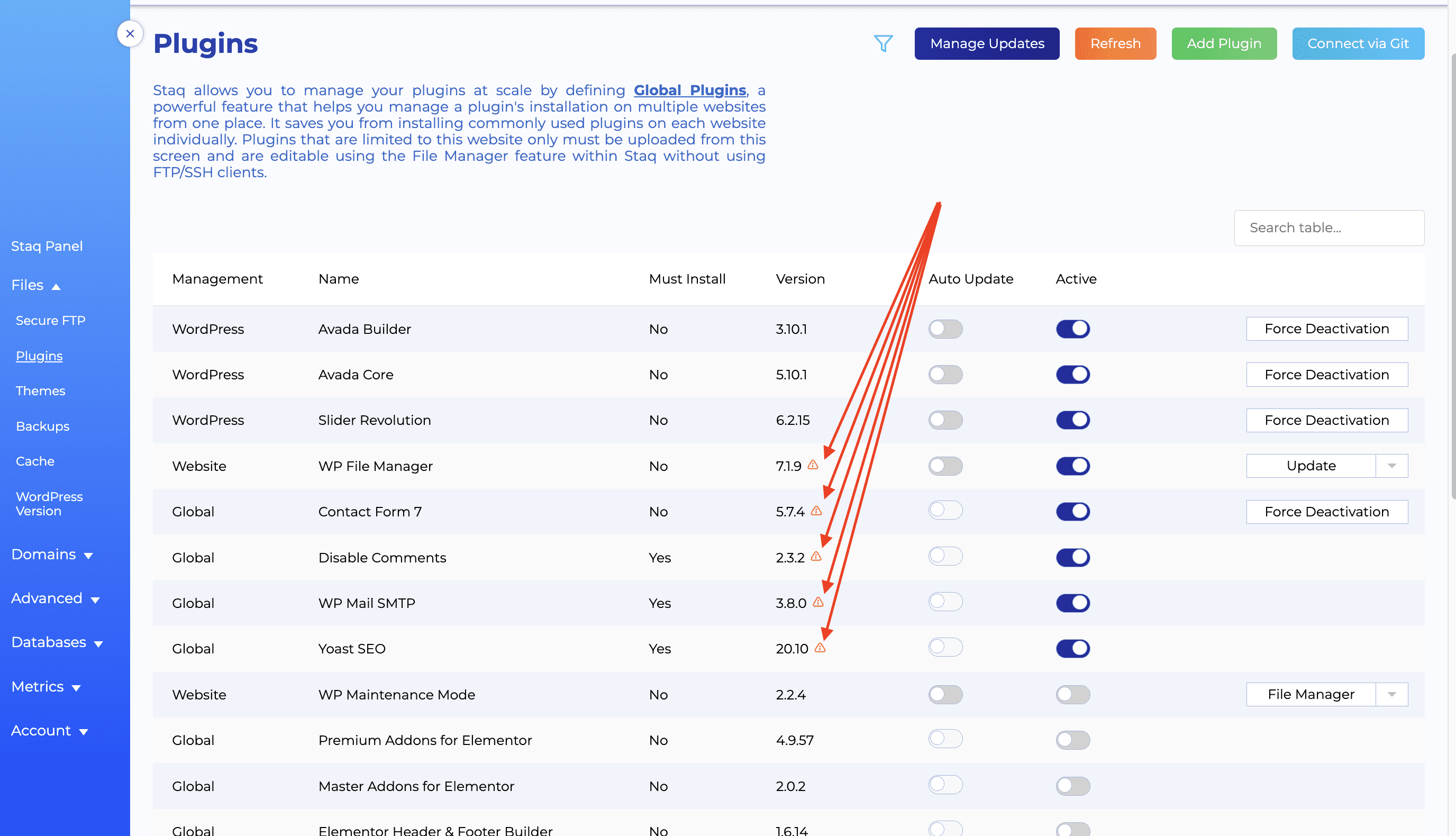 How to manually update Plugins/Themes faster using Staq Plugin Manager - Managed WordPress ...