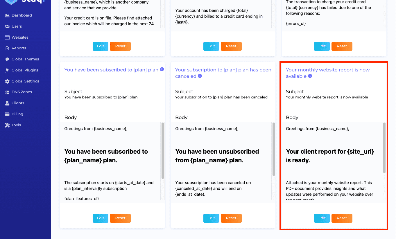 How to setup Client PDF Reports - Managed WordPress Hosting Platform