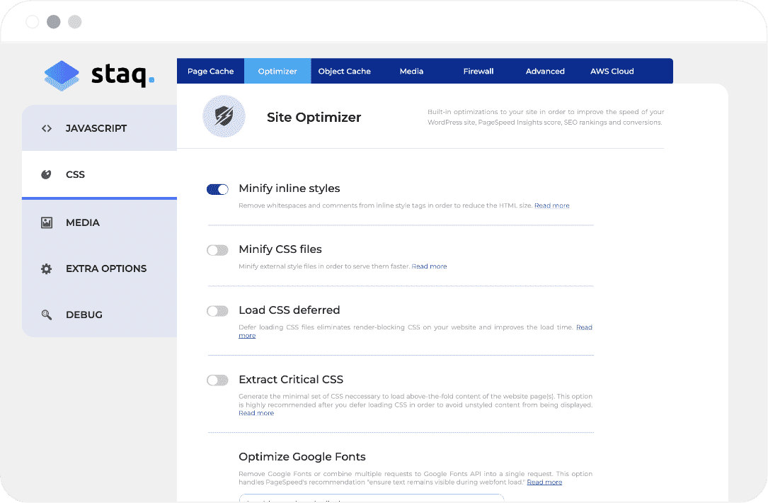 Optimization - Managed WordPress Hosting Platform